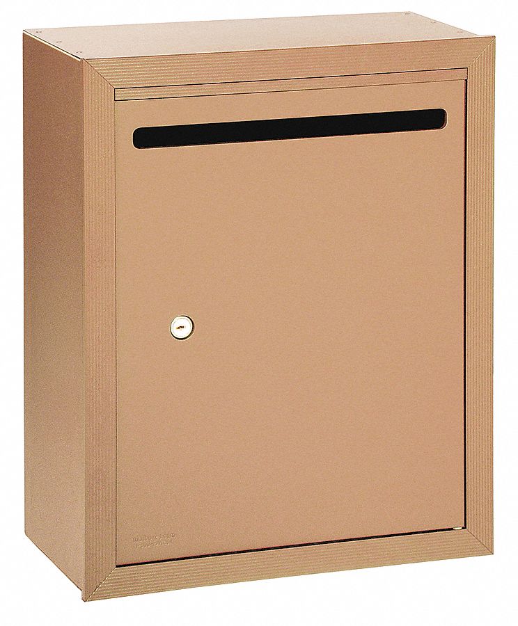 Letter Box,Brass,Surface - Grainger