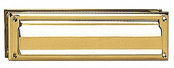 Standard Mail Slot,Magazine Size,Brass - Grainger