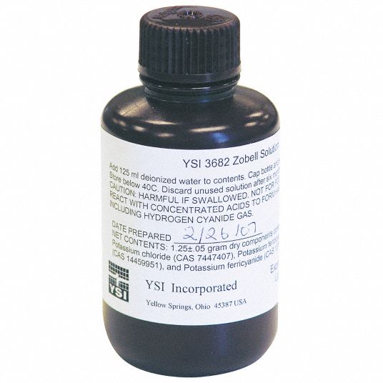 Calibration Solution, For Use With ORP Probes - Grainger