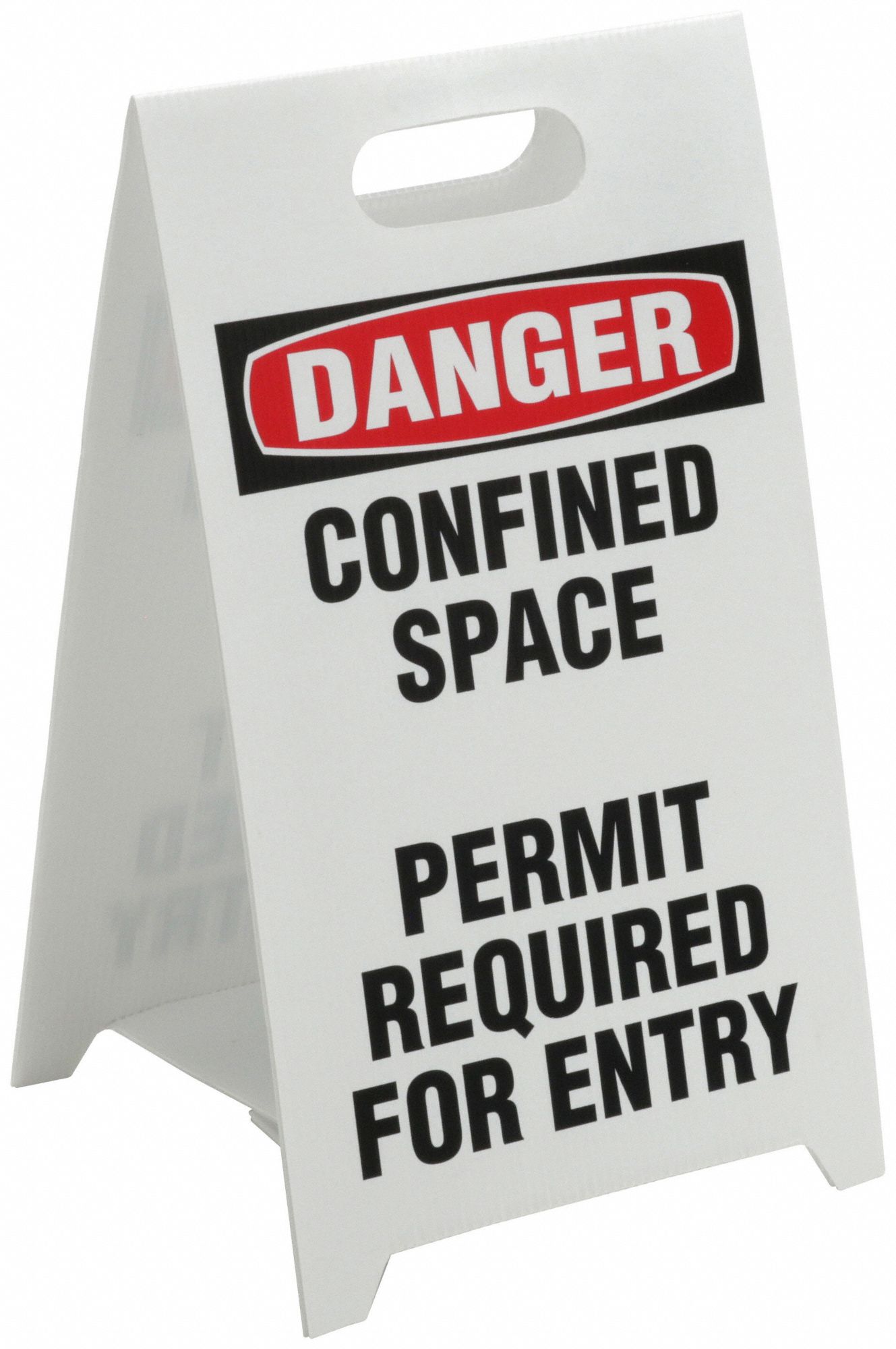 SEE ALL INDUSTRIES FLOOR STAND SAFETY SIGN,12 X 20 - 8176 - WWG3YTD9 ...