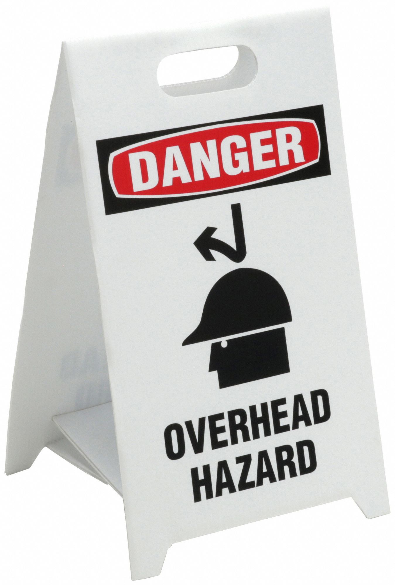 Corrugated Plastic, 20 in x 12 in x 12 in Nominal Sign Size, Floor ...