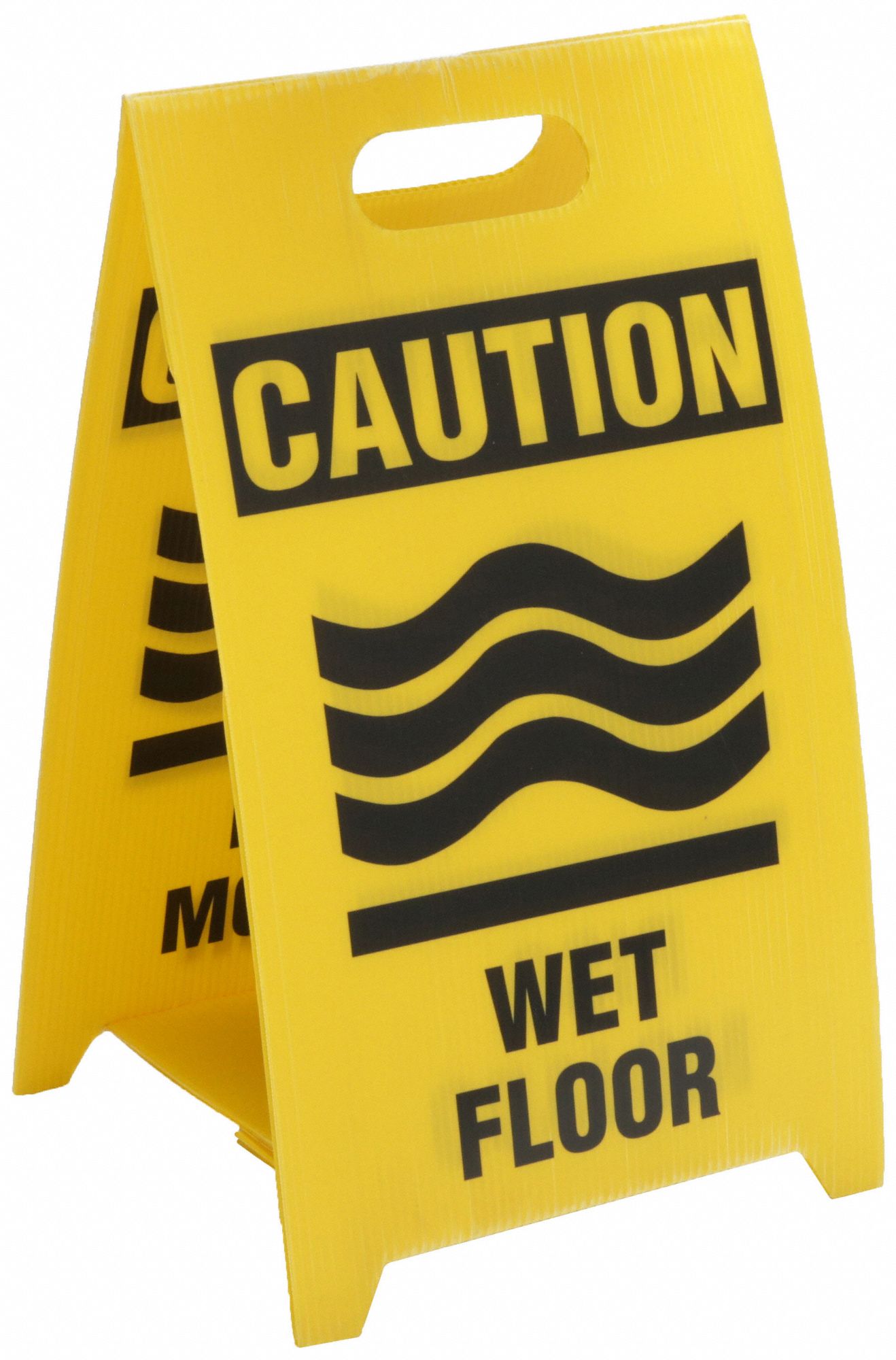 Corrugated Plastic, 20 in x 12 in x 12 in Nominal Sign Size, Floor ...