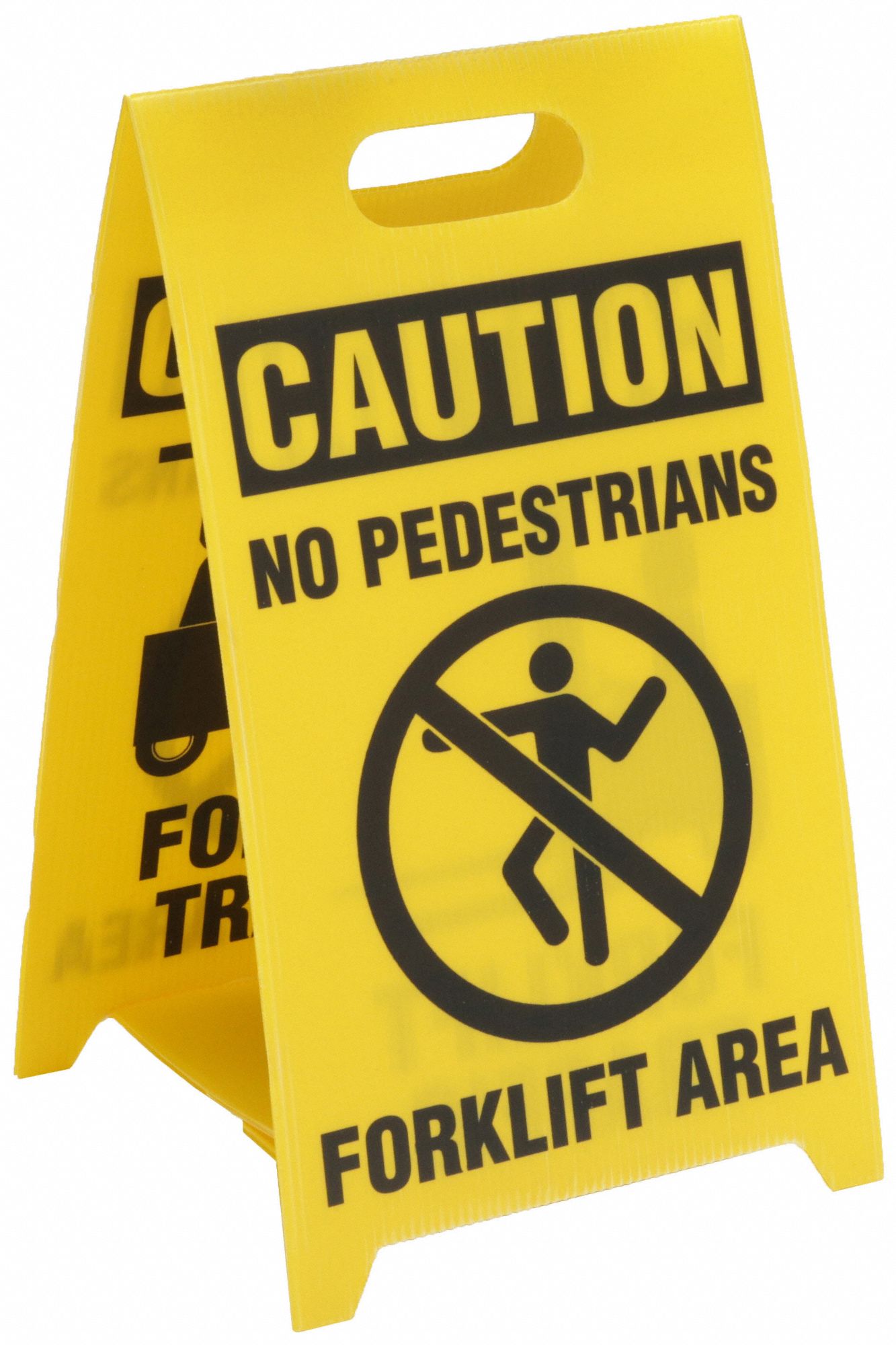 Corrugated Plastic, 20 in x 12 in x 12 in Nominal Sign Size, Floor ...