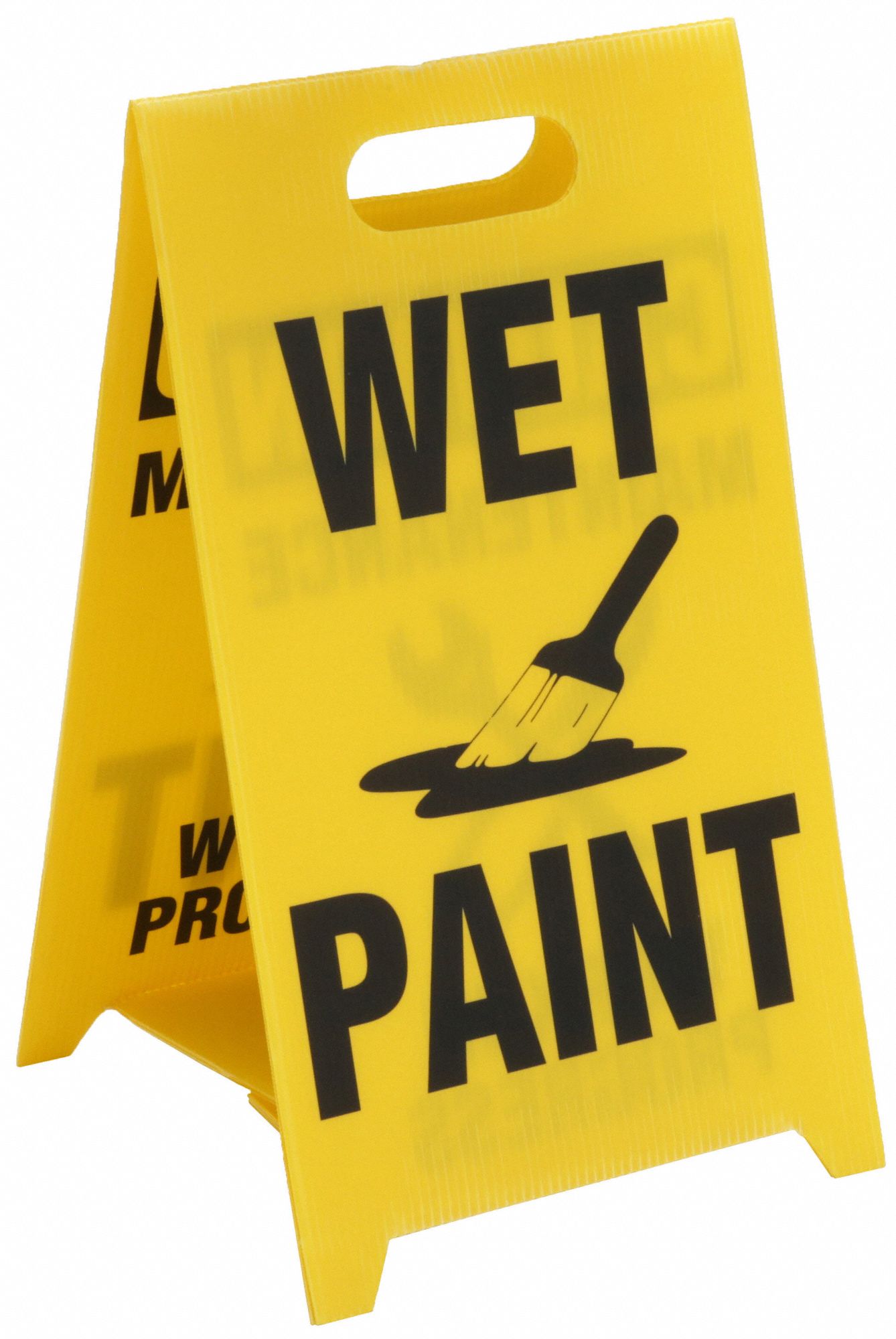 SEE ALL INDUSTRIES FLOOR SIGN REVERSABLE WET PAINT,12 - 12872 ...