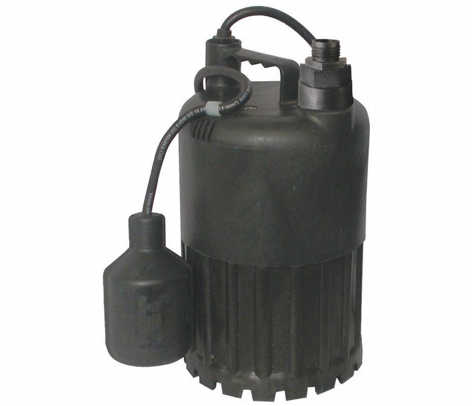 DAYTON Bomba para Sumidero, Potencia de la Bomba 1/2, Interruptor de ...