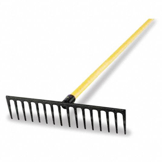 WESTWARD, Fiberglass Handle, Straight Handle Type, Road Rake - 3YU79 ...