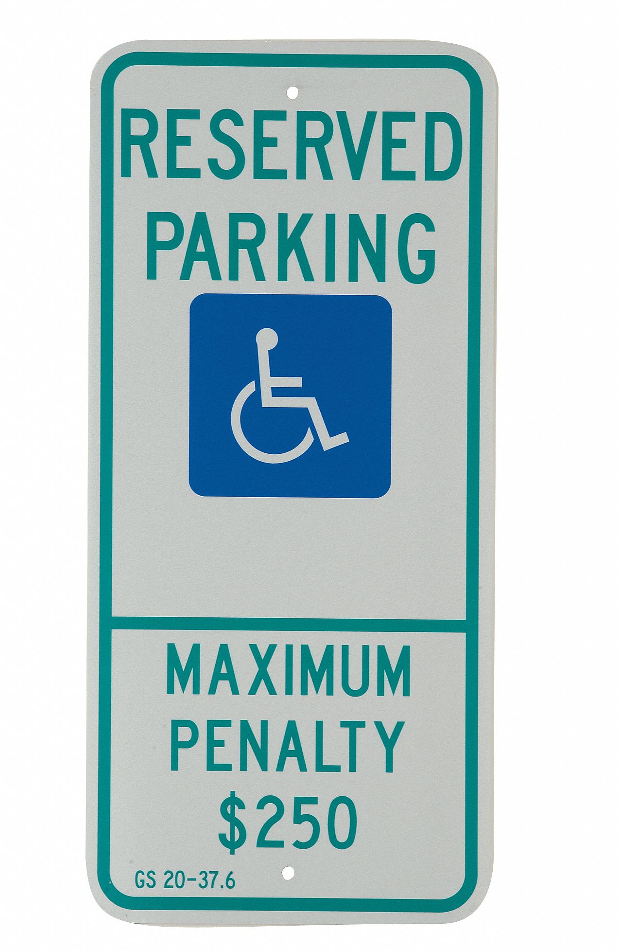 Handicap Parking Sign, Retroreflective Grade High Intensity Prismatic ...