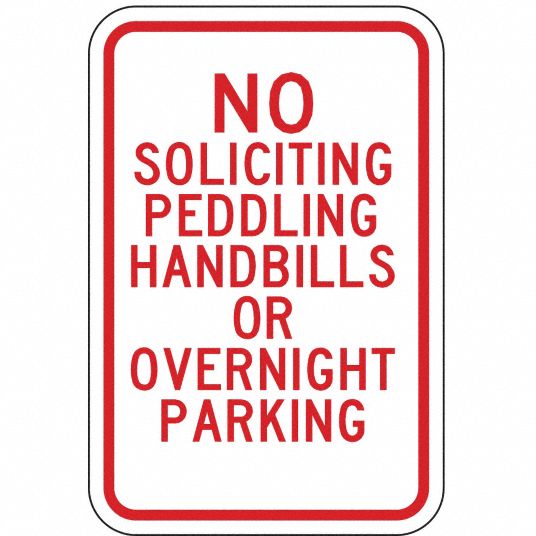 Aluminum, Mounting Holes Sign Mounting, Parking Sign - 3YVN3|SL-006 ...