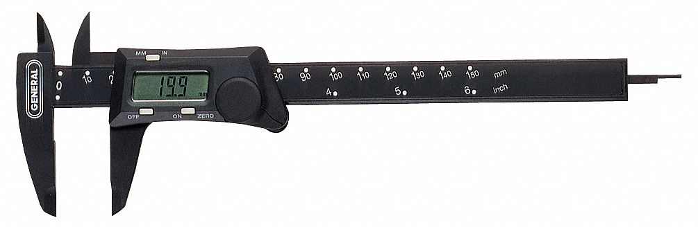 Digital Caliper, SPC Output No, Accuracy 0.001 in/0.02 mm, Resolution 0 ...