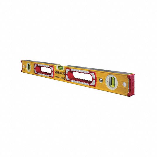 Box Beam Level Set, 2 Pc, Box Beam 24 in, Torpedo 10 in Length - Grainger