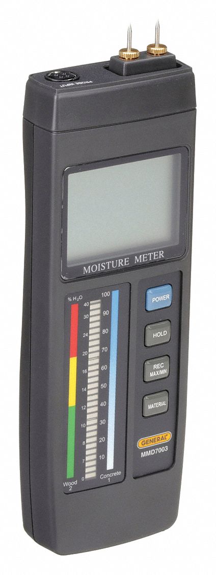 GENERAL, Digital, LCD, Moisture Meter - 3YXP8|MMD7003 - Grainger