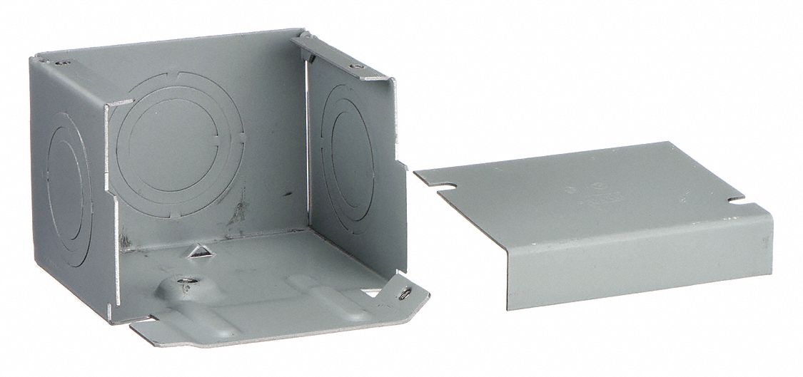 LEGRAND ENTRANCE END, 300 SERIES, 1½ IN H, 2¾ IN RACEWAY W, STEEL, GREY ...