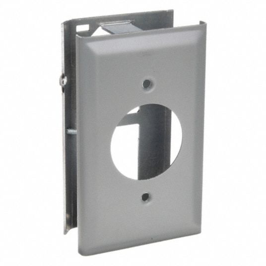 LEGRAND, 3000, 1 1/2 in Ht, Single Receptacle Cover - 3ZA19|G3033JE ...