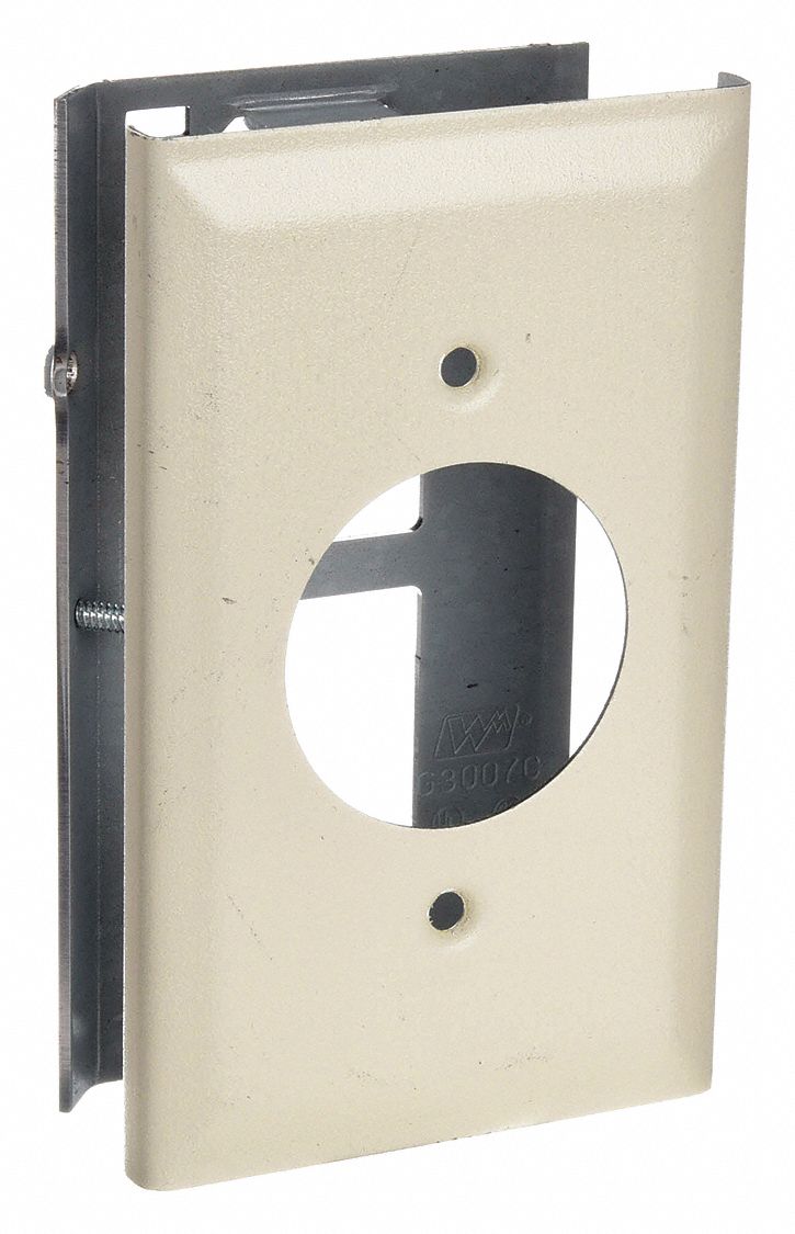 LEGRAND, 3000, 1 1/2 in Ht, Single Receptacle Cover - 3ZA31|V3027AE ...