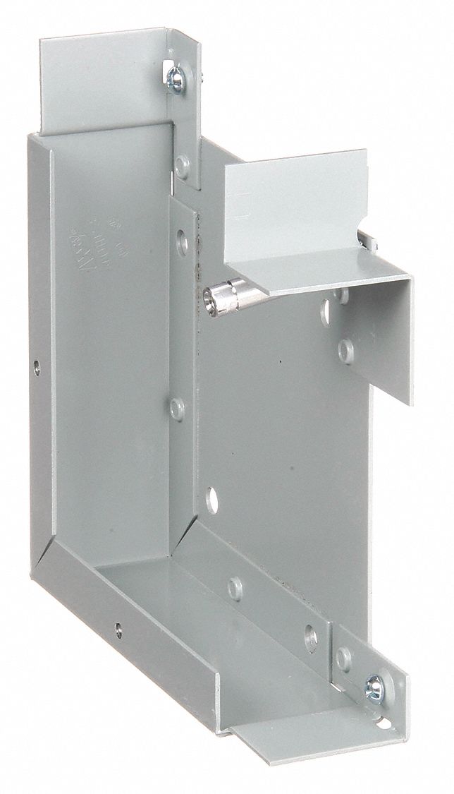 LEGRAND FLAT ELBOW, FOR 4000 SERIES, 1¾ IN H, 4¾ IN RACEWAY W, STEEL, GREY - Low-Profile Over ...