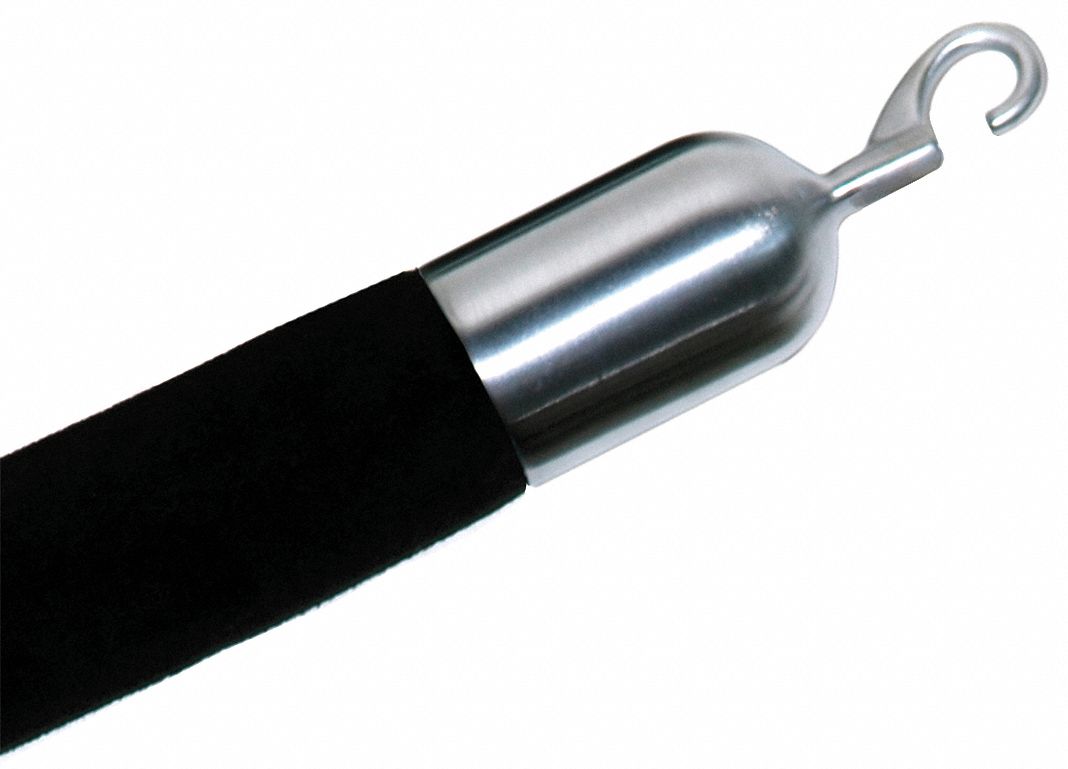 LAWRENCE METAL, 5 in Overall Ht, Chrome, Classic Post Rope Hook End for ...