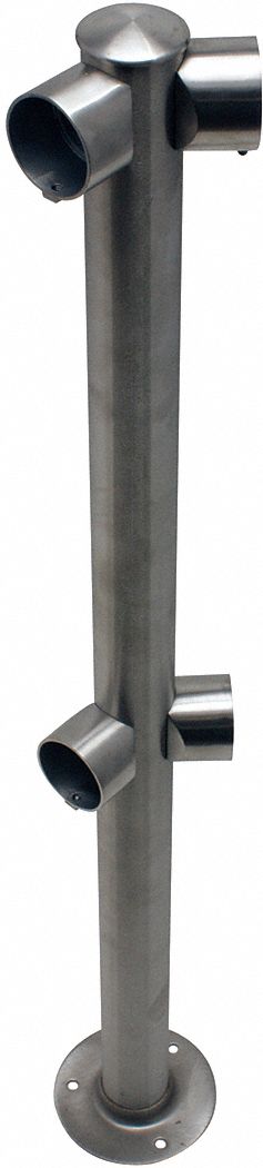 TENSABARRIER, Rigid Barrier Angle Post, 36 in Overall Ht, Rigid Barrier ...