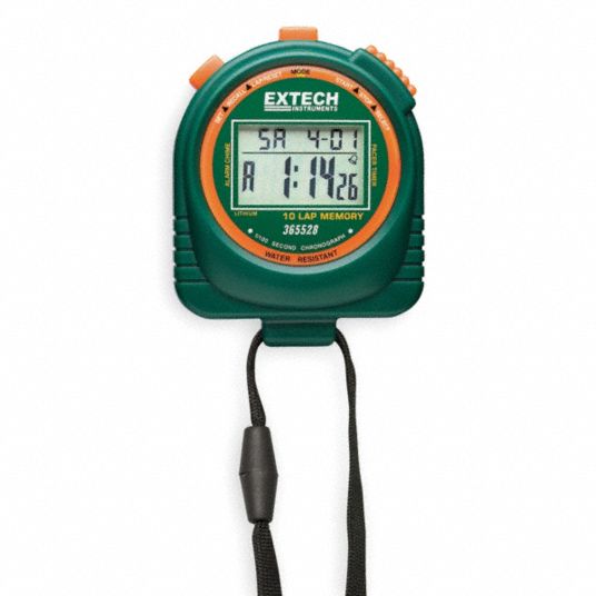 Digital Stopwatch,Pacer Function - Grainger
