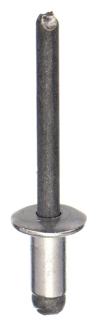 POP AVDEL Blind Rivet, Domed Head, Steel Mandrel, 0.3 in L, 3/16 in ...