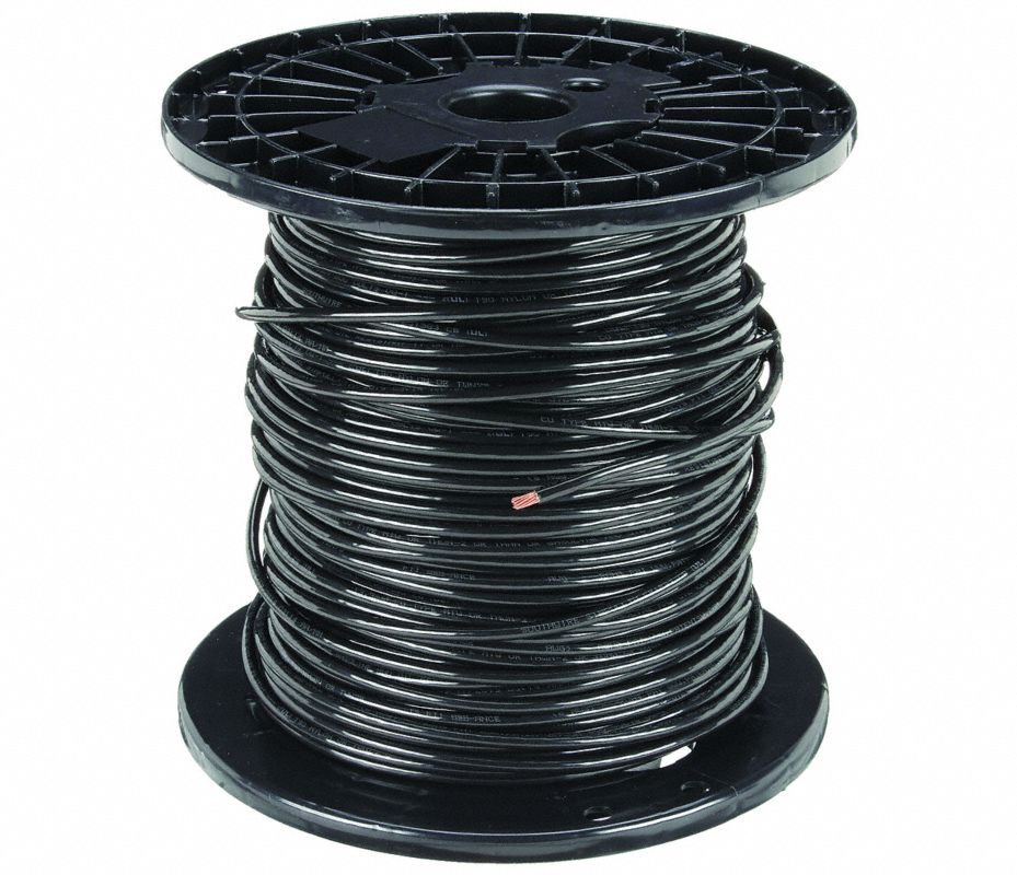 SOUTHWIRE Cable para Construcción, 600VCA, 6 AWG, 19, 194°F, Negro ...