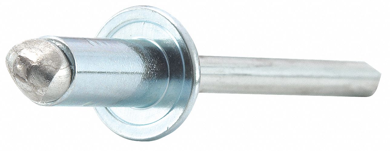POP AVDEL Blind Rivet, Large Flanged Head, Stainless Steel Mandrel, 0. ...