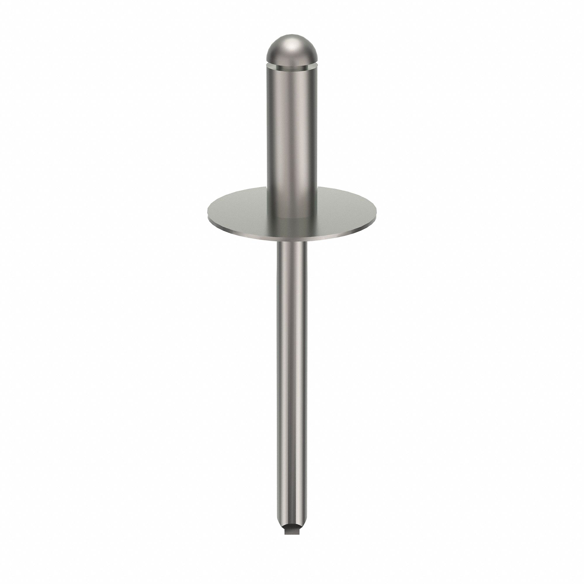 Inch, 1 27/32 in Overall Lg, Blind Rivet,1 40/47" L,0.183" dia,PK100 ...