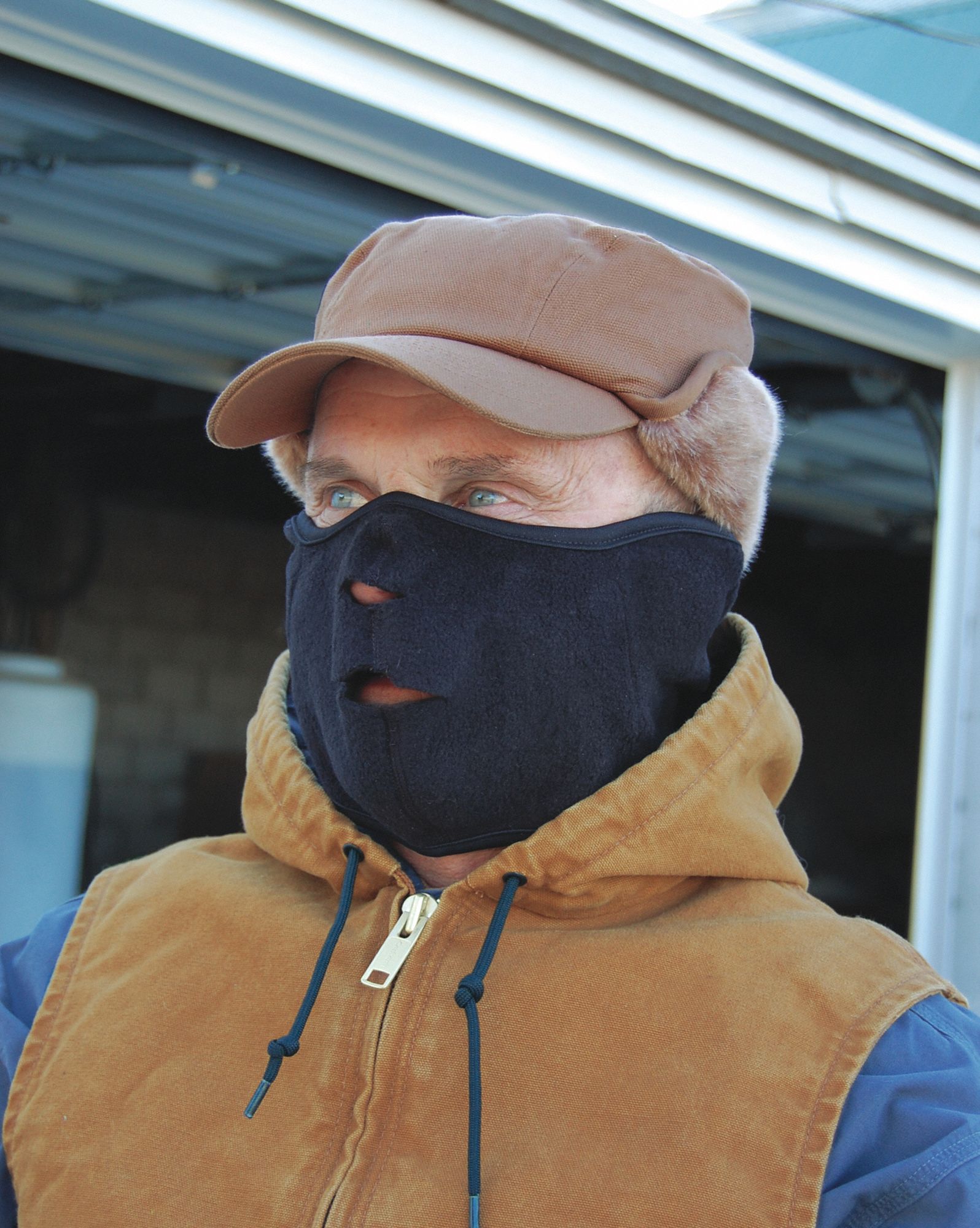 HEAT FACTORY Face Mask, Black, Universal - 3ZLA5|1780-BK - Grainger