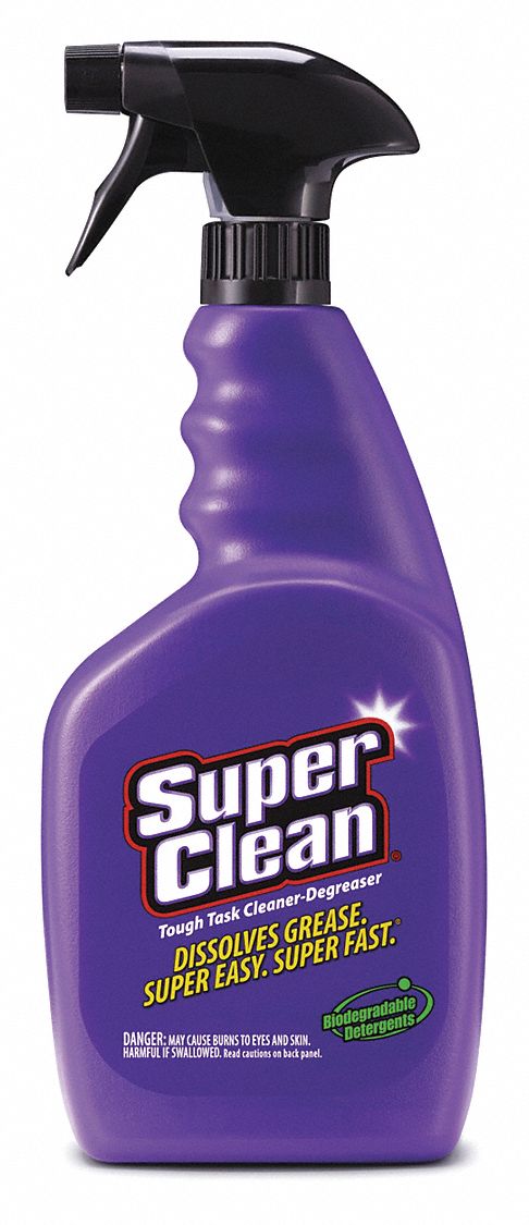 SUPERCLEAN, Water-Based, Spray Bottle, Cleaner/Degreaser - 3ZLC9|101780 ...