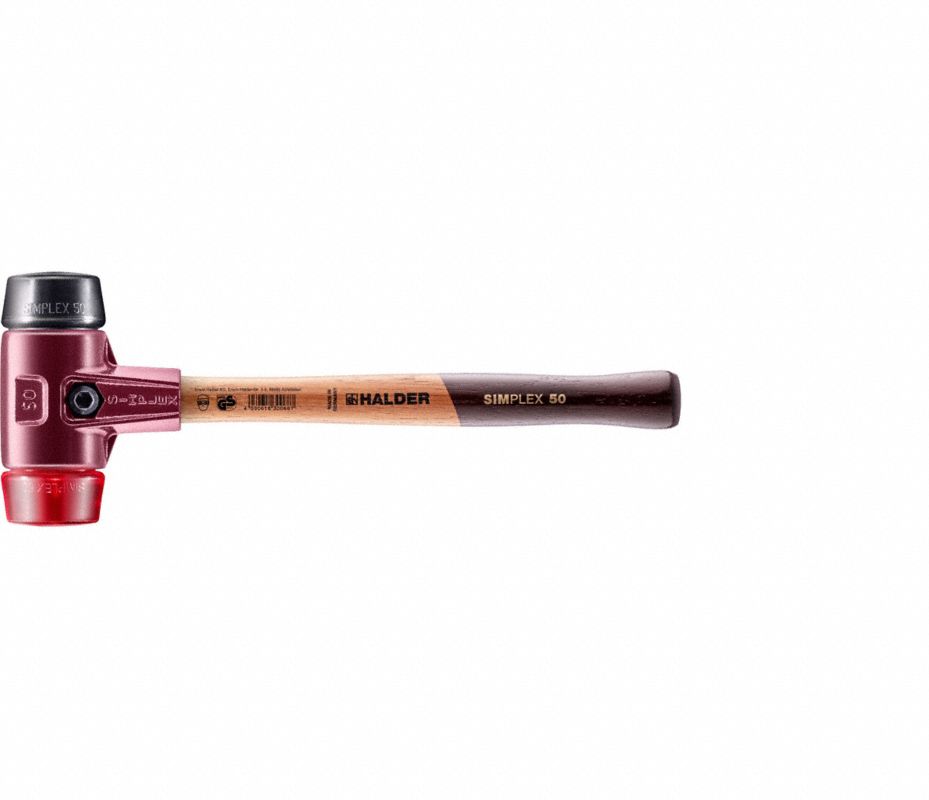 HALDER SIMPLEX Martillo Blando Mazo de Cabeza Suave 2-1/2 lb. 15 ...