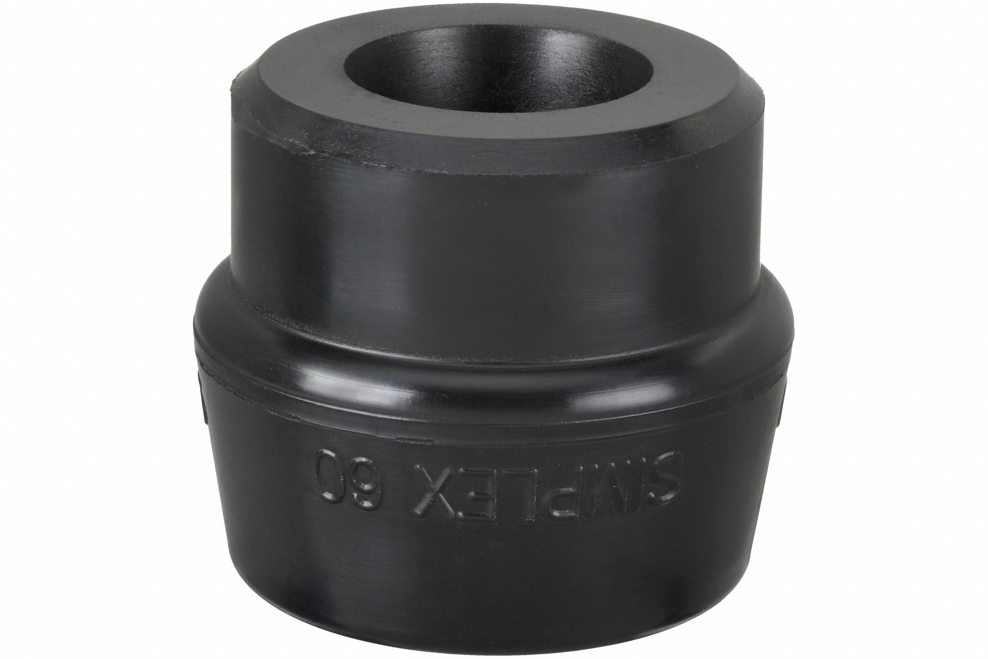 HALDER SIMPLEX Replaceable Hammer Tip: Medium, Rubber, 2 23/64 in Dia, Clamping Head, 3ZLL5 ...