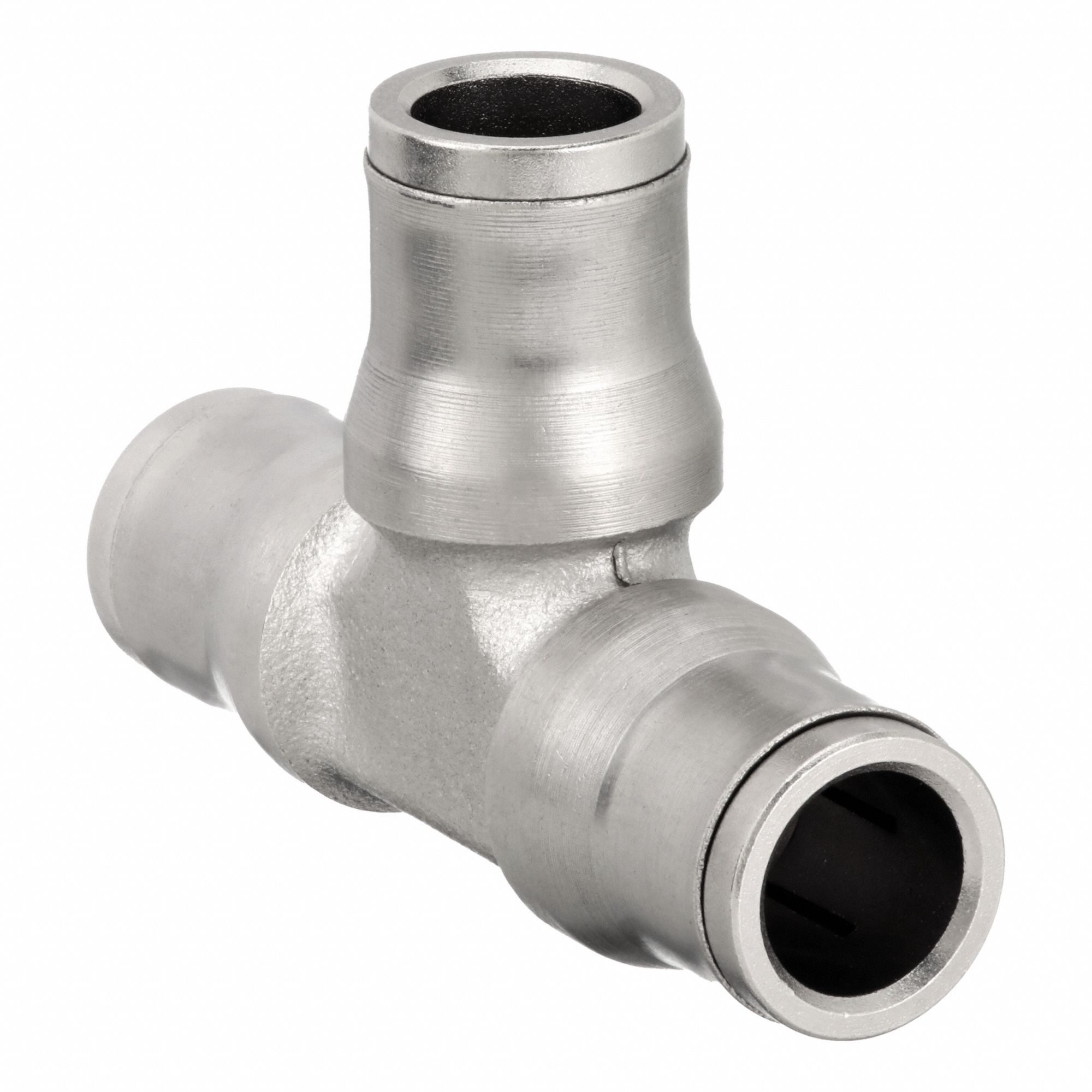 LEGRIS, 1/4 in OD x 1/4 in OD x 1/4 in OD Size, Tube x Tube x Push-to-Connect, Push-Fit Tee ...