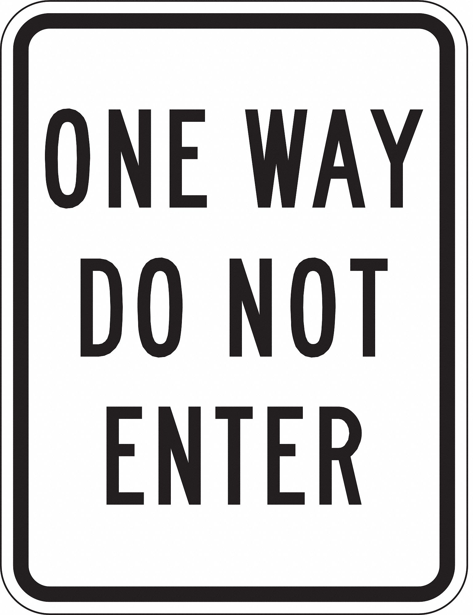 Traffic Sign, MUTCD Code R6-2A, Rectangle, Aluminum, Sign Background ...