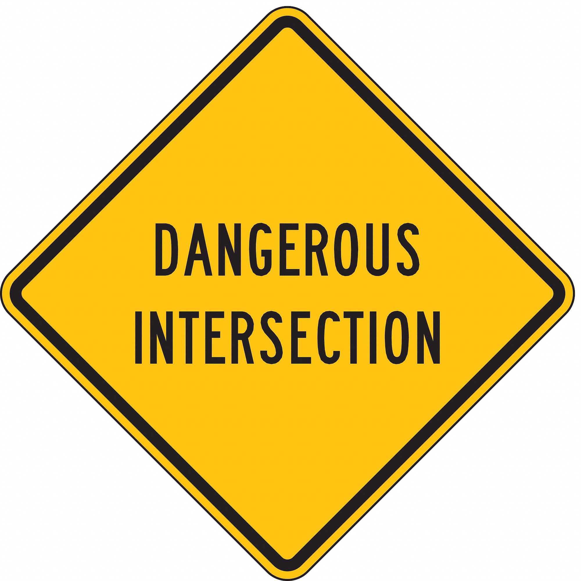 24 in x 24 in Nominal Sign Size, Aluminum, Traffic Sign - 3ZTK9|LW42-1 ...