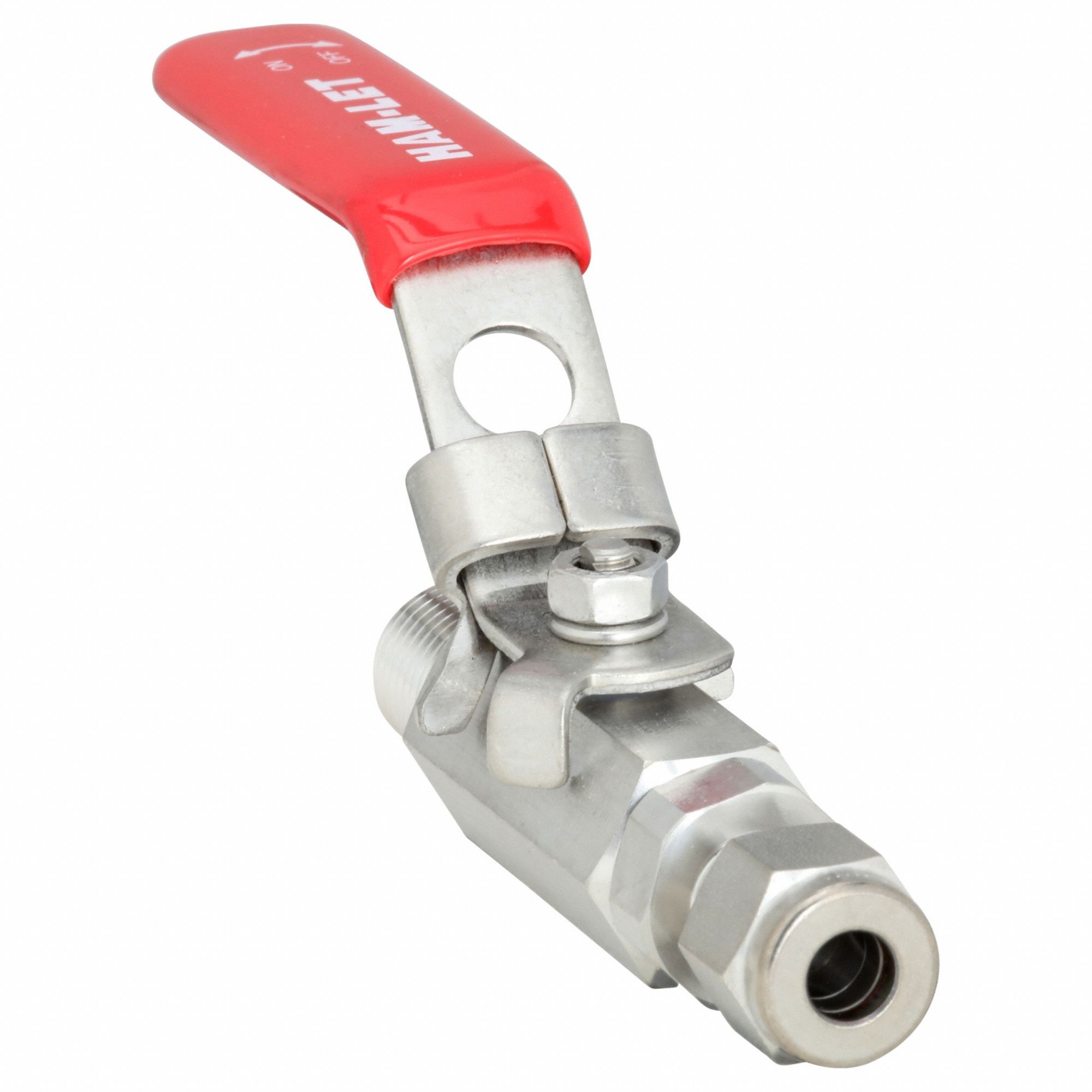 HAM-LET, 1/4 in, 316 Stainless Steel, Manual Two-Way Ball Valve - 3ZVR3 ...