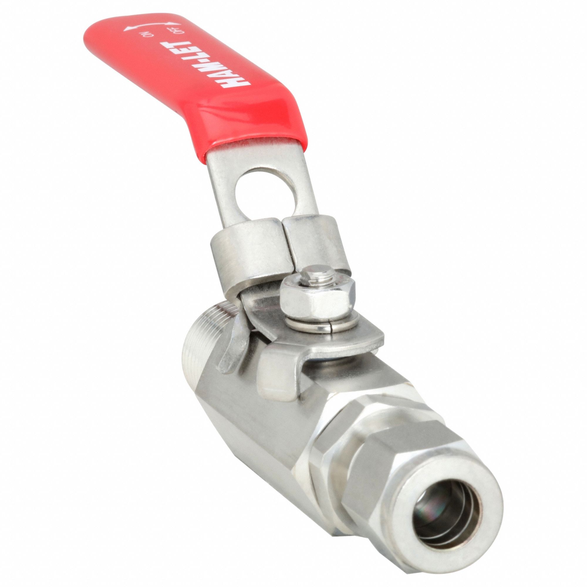 HAM-LET, 3/8 in, 316 Stainless Steel, Manual Two-Way Ball Valve - 3ZVR4 ...
