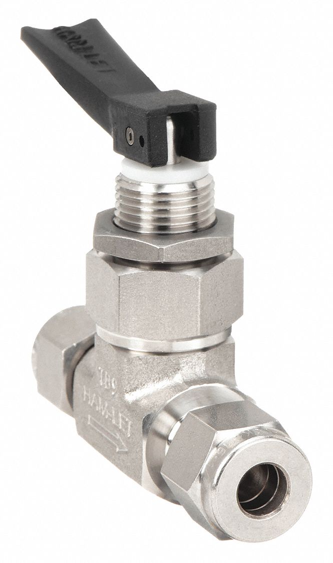 HAM-LET MANUAL 2-WAY BALL VALVE, LET-LOK, 316 STAINLESS STEEL - 4916 ...