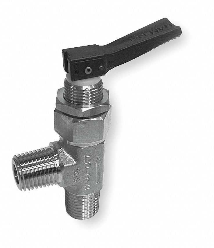 HAM-LET, 1/4 in Pipe Size, 316 Stainless Steel, Manual Two-Way Ball ...