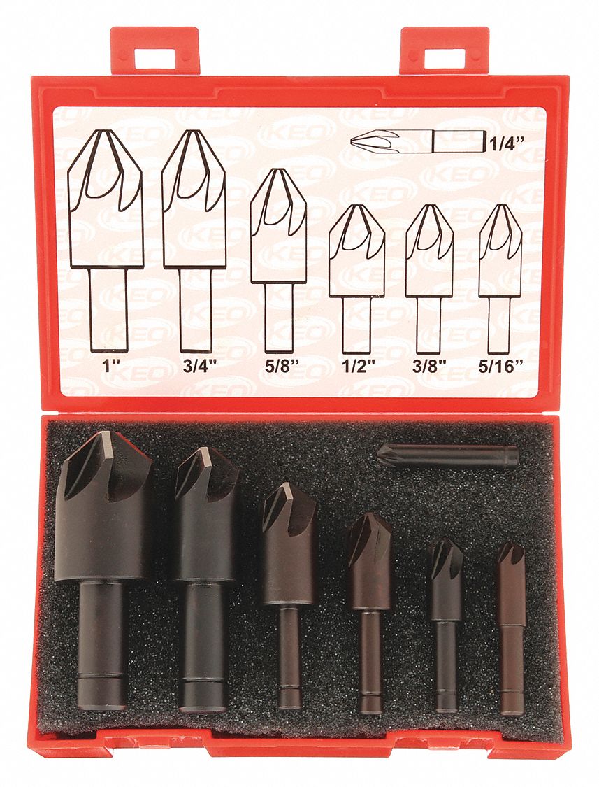 KEO, Cobalt, Bright (Uncoated) Finish, Countersink Set - 3ZXV3|919-000 ...