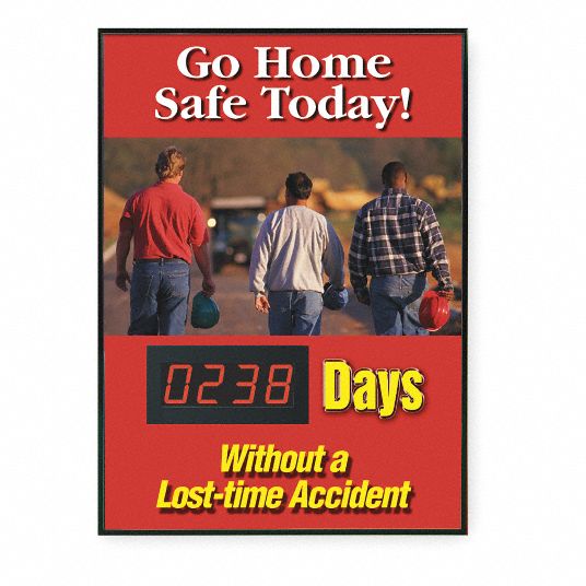 Electronic Safety Scoreboard - Grainger