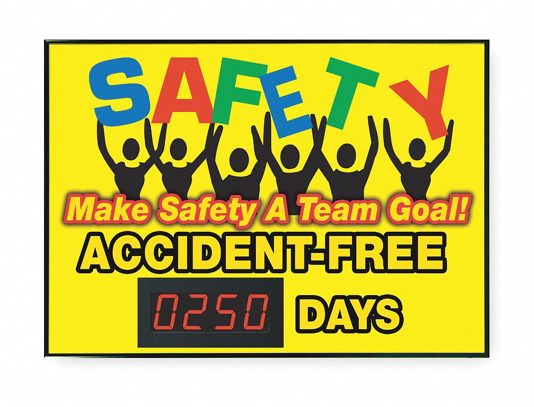 Electronic Safety Scoreboard - Grainger