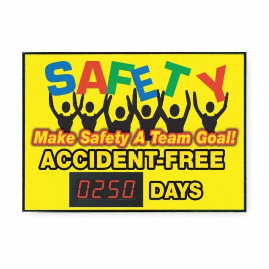 Electronic Safety Scoreboard - Grainger