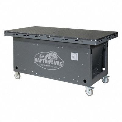 DYNABRADE, 36 in W x 72 in L, 2,500 cfm, Downdraft Table - 879AV0|66700 ...