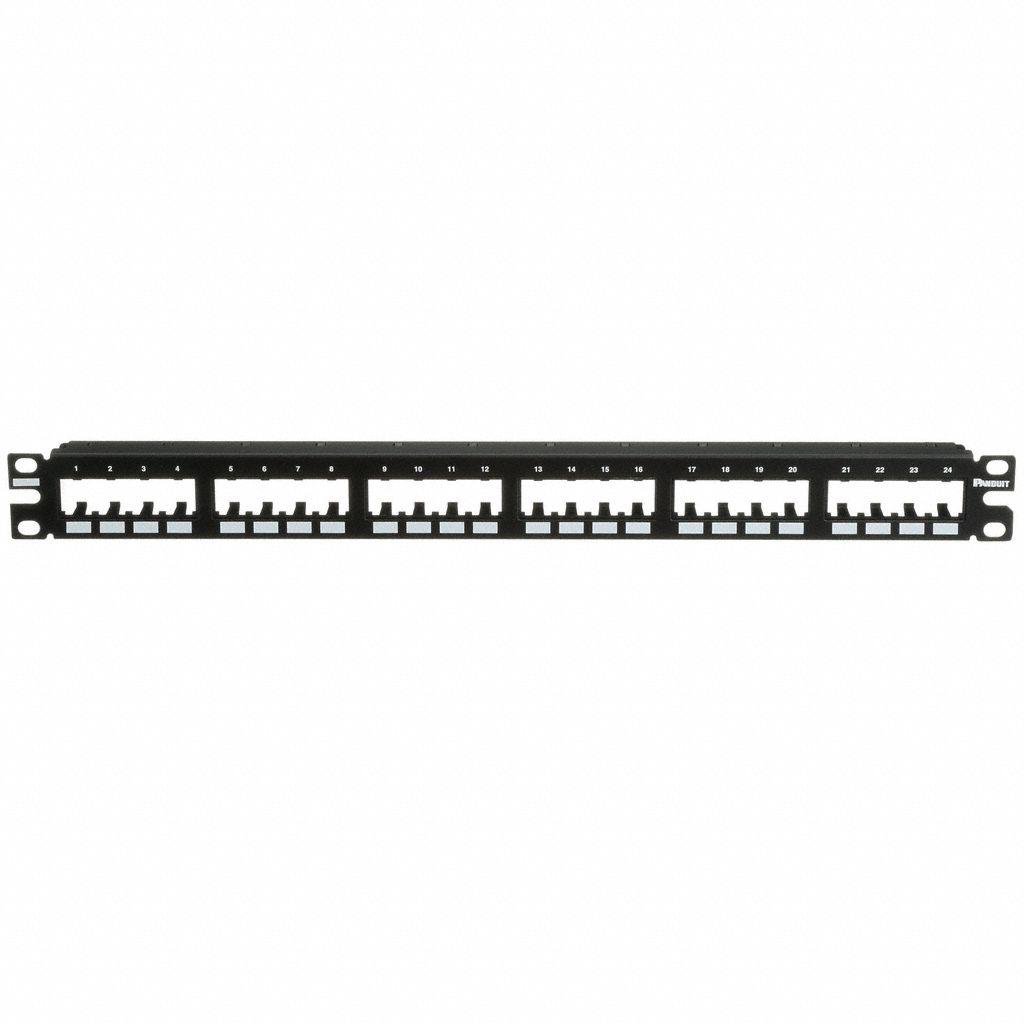 PANDUIT, 1 Rack Units, 24 Ports, Patch Panel - 880FK1|CPP24FMWBLY ...