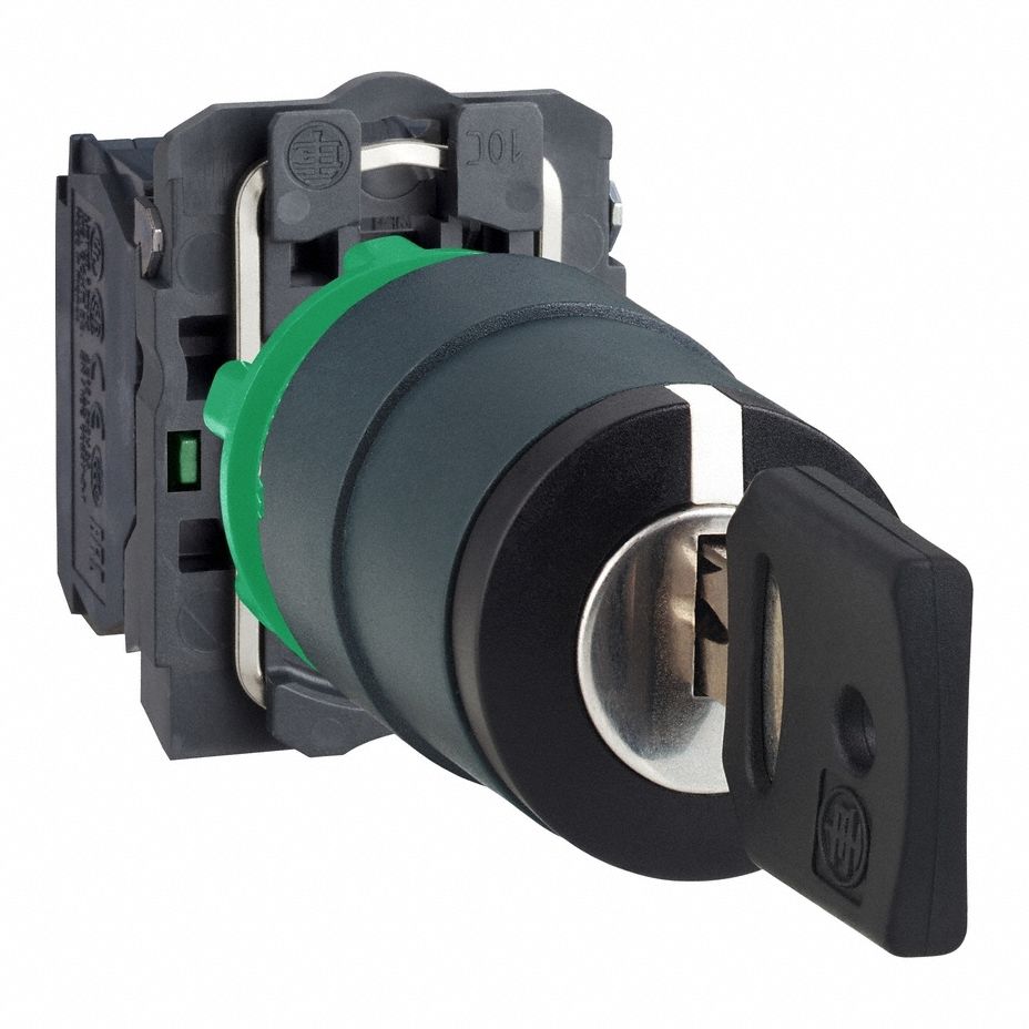 SCHNEIDER ELECTRIC, 3 Position, 22 mm Panel Mounting Size, Selector Switch - 6HL45|XB5AG03 ...