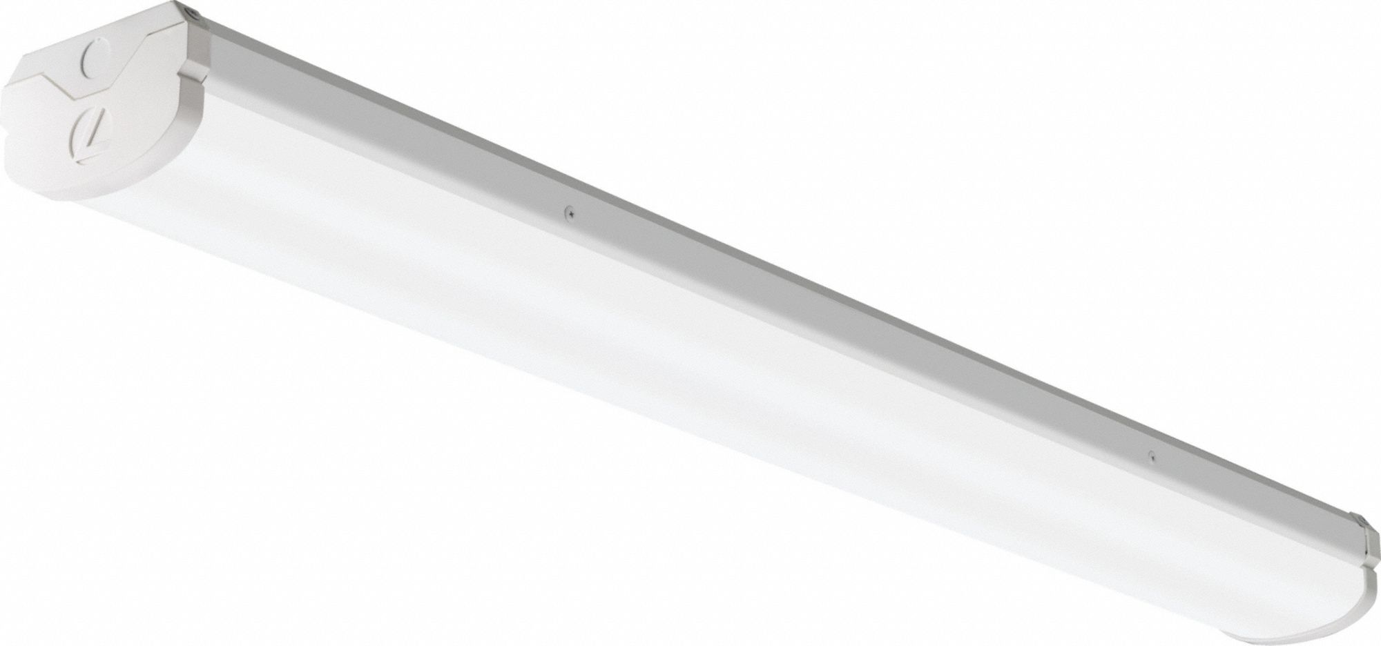 LITHONIA LIGHTING, Curved Lens, 4 ft Lg, LED Wraparound Fixture ...