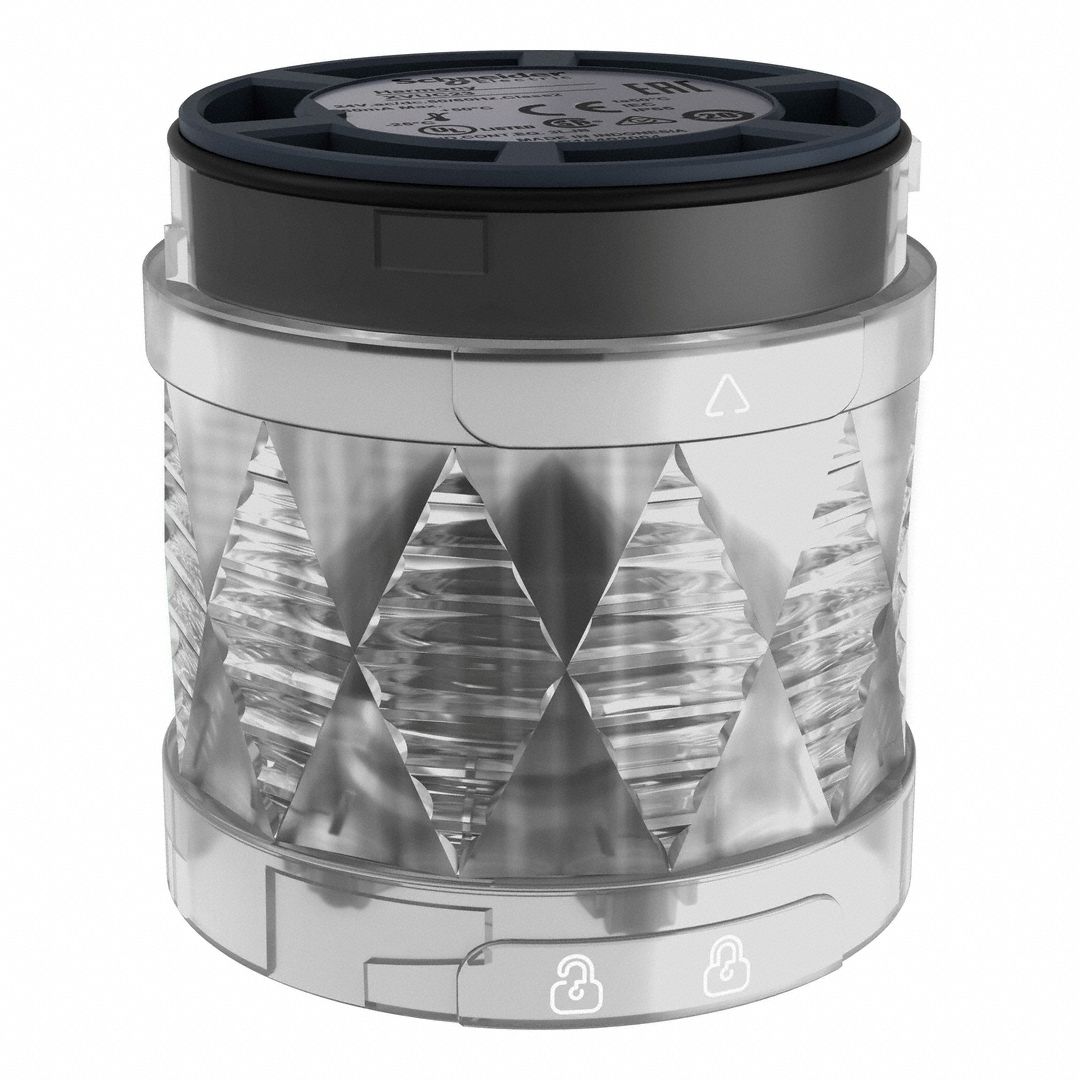 24V AC/DC, White, Tower Light Module Steady - 30EF27|XVUC27 - Grainger