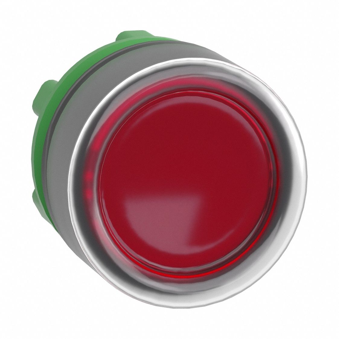 SCHNEIDER ELECTRIC, Red, 22 mm Mounting Size, Flush Push Button - 6HX08 ...