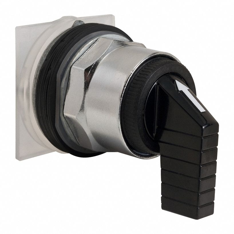 SCHNEIDER ELECTRIC, 30 mm Panel Mount Size, 2 Positions, Short-Handled ...