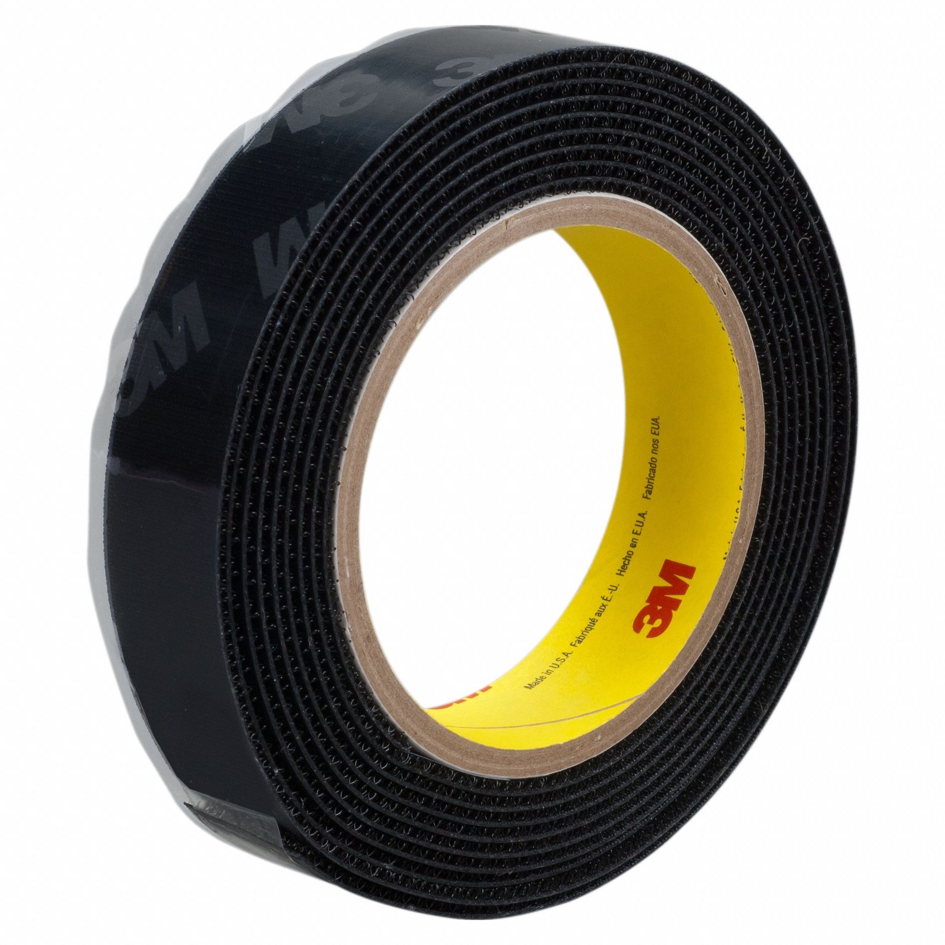 3M, Roll, Black, Hook-and-Loop Fastener - 16U574|1-10-SJ3530 - Grainger