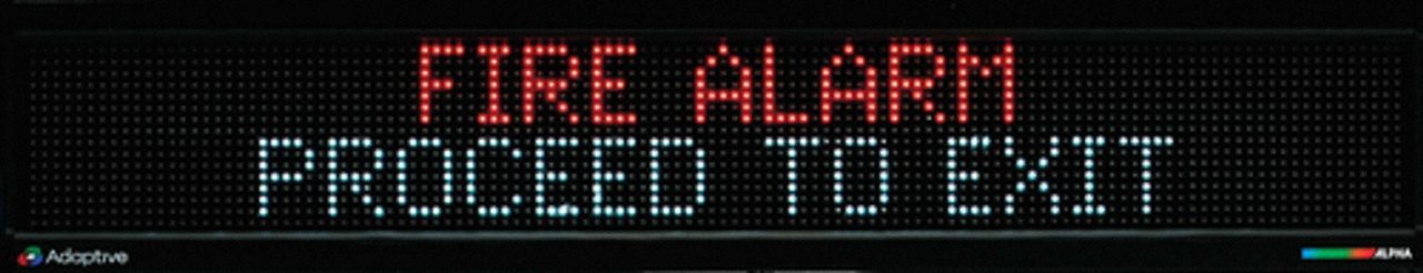 ALPHA, Indoor/Outdoor, 1 Faces, LED Message Sign - 830L87|1776851024B ...